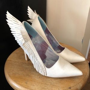 ModCloth Shoes | Nude Heels | Poshmark